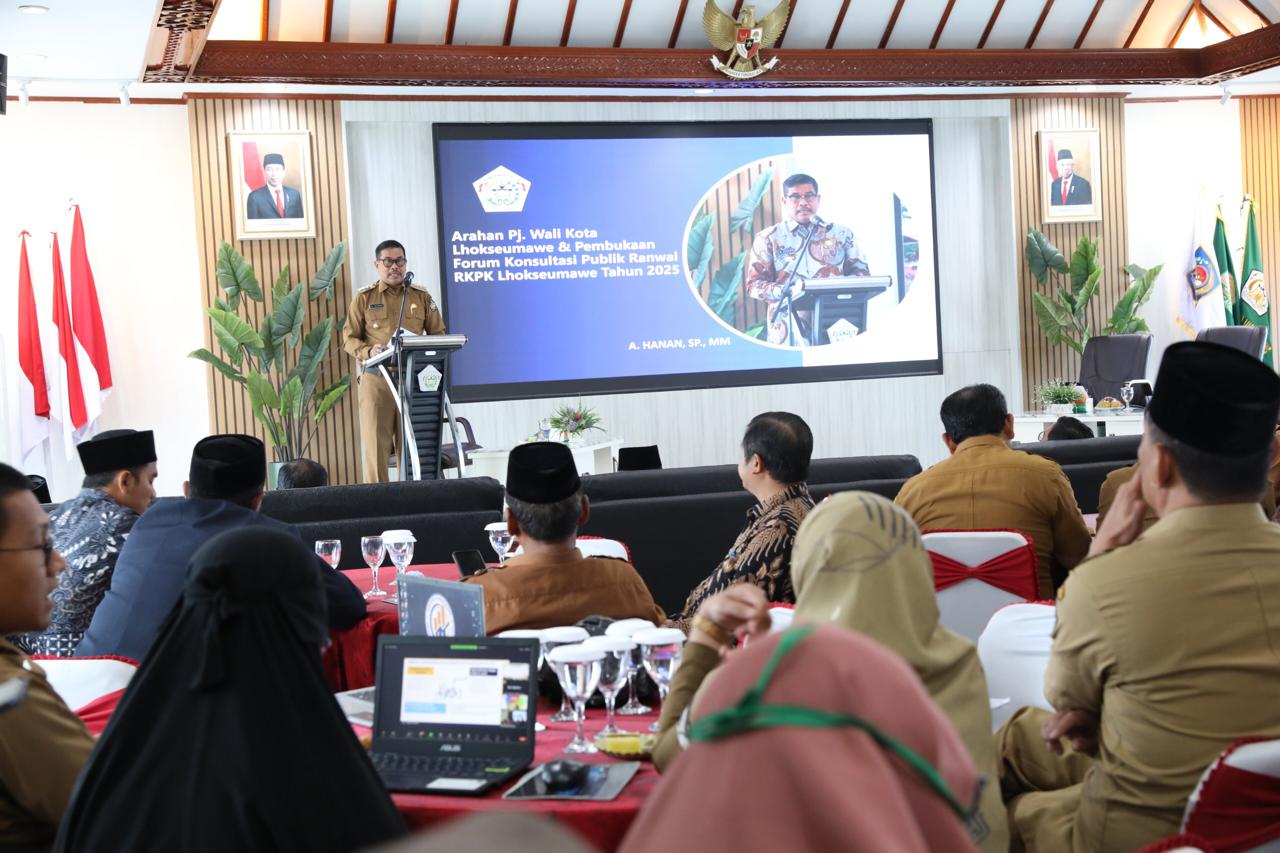 Lhokseumawe Tahun 2025 Lebih Baik, Pj Wali Kota A Hanan Minta OPD ...