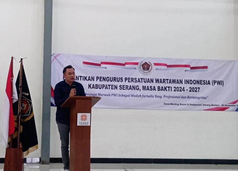 Andrea Nanda Saputra Resmi Nahkodai PWI Kabupaten Serang Periode 2024 ...